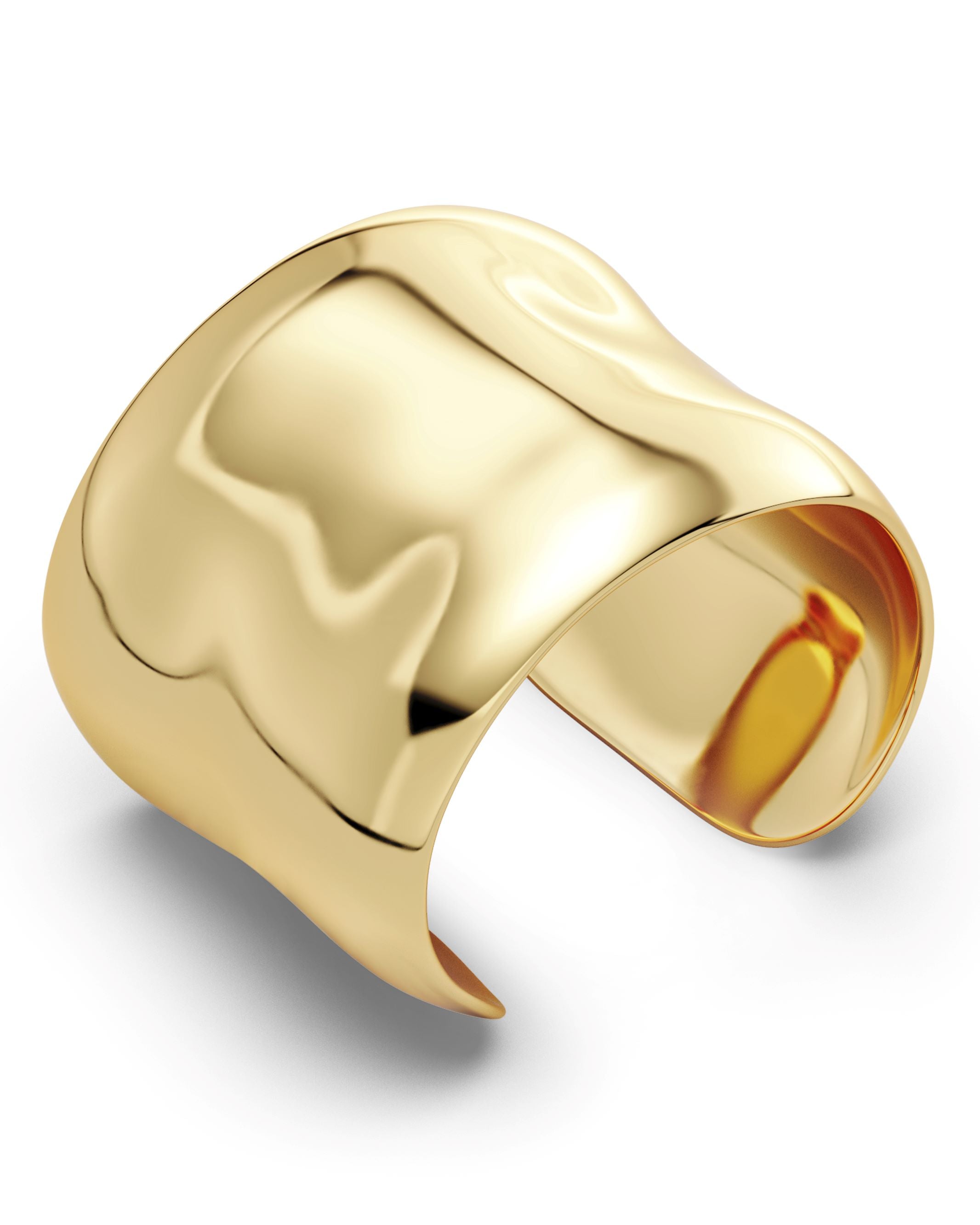 Flowy Bangle Gold / Large | EdbladNZ